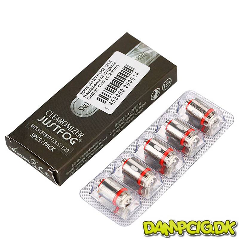 5pcs JUSTFOG Q16 OCC Coil – Dampcig.dk